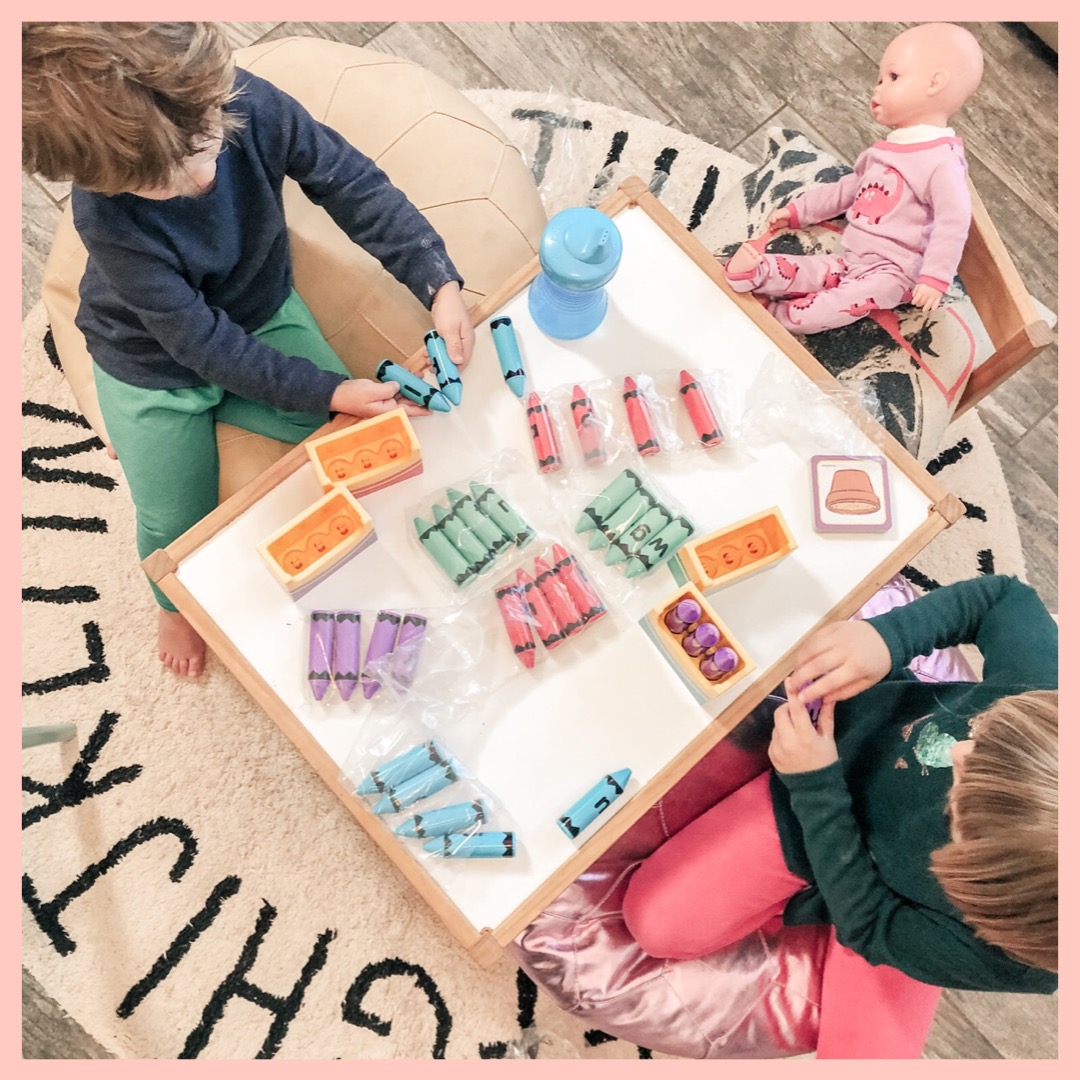 Lakeshore Learning Letter Crayons Word Building Center Review | Two In ...