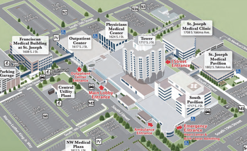 St. Joseph Medical Center, Tacoma's Spaceship Hospital | Two In Tow & On The Go